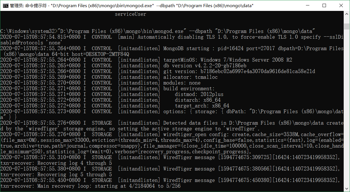mongodb连接本地服务失败的问题_socketexception: error connecting to 127.0.0.1:270-CSDN博客