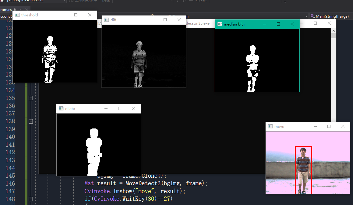 35-运动物体检测1（EmguCV学习）_emgucv 步态检测-CSDN博客