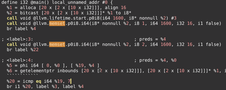 llvm memset memcpy 处理流程_@llvm.memset.p0i8.i64()的最后一个参数作用-CSDN博客