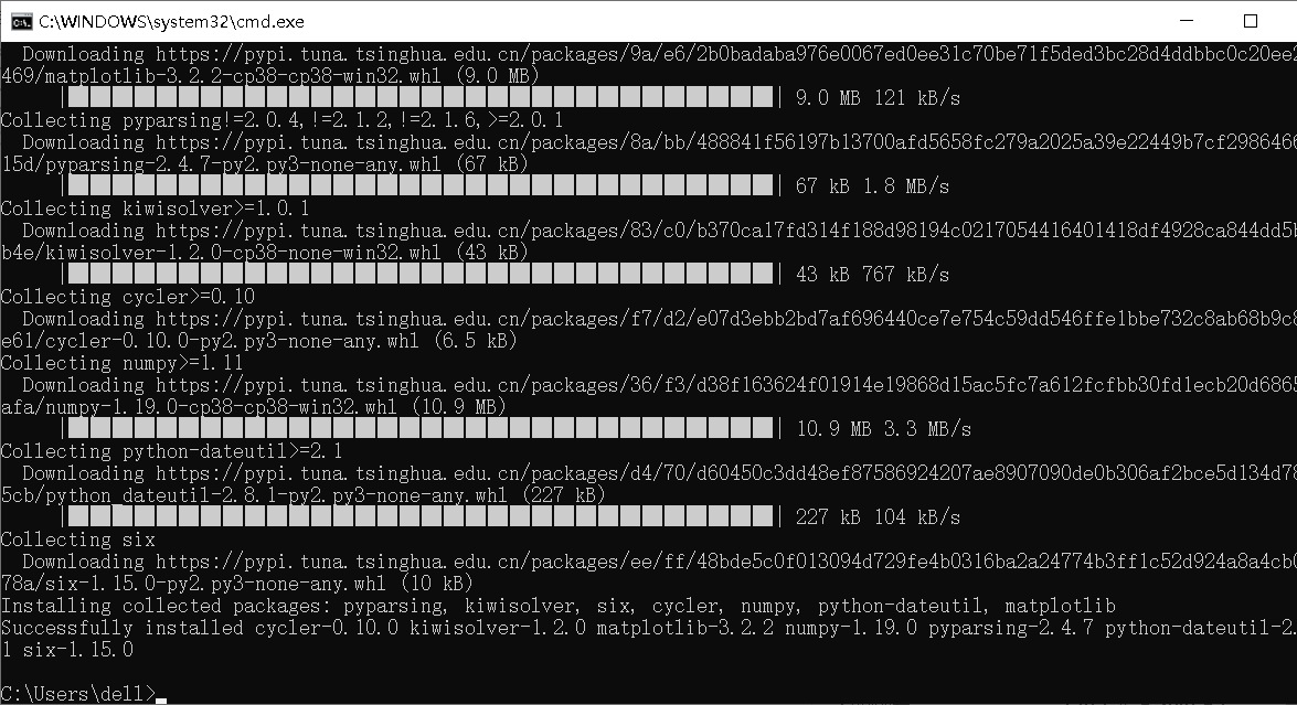 matplotlib绘图_清华镜像安装matplotlib-CSDN博客