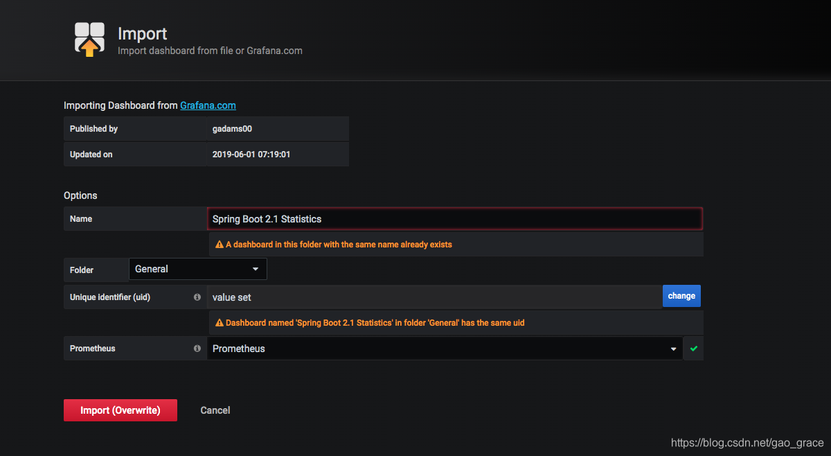 使用grafana展示prometheus数据 Grafana Prometheus Alertmanager Datasource Csdn博客