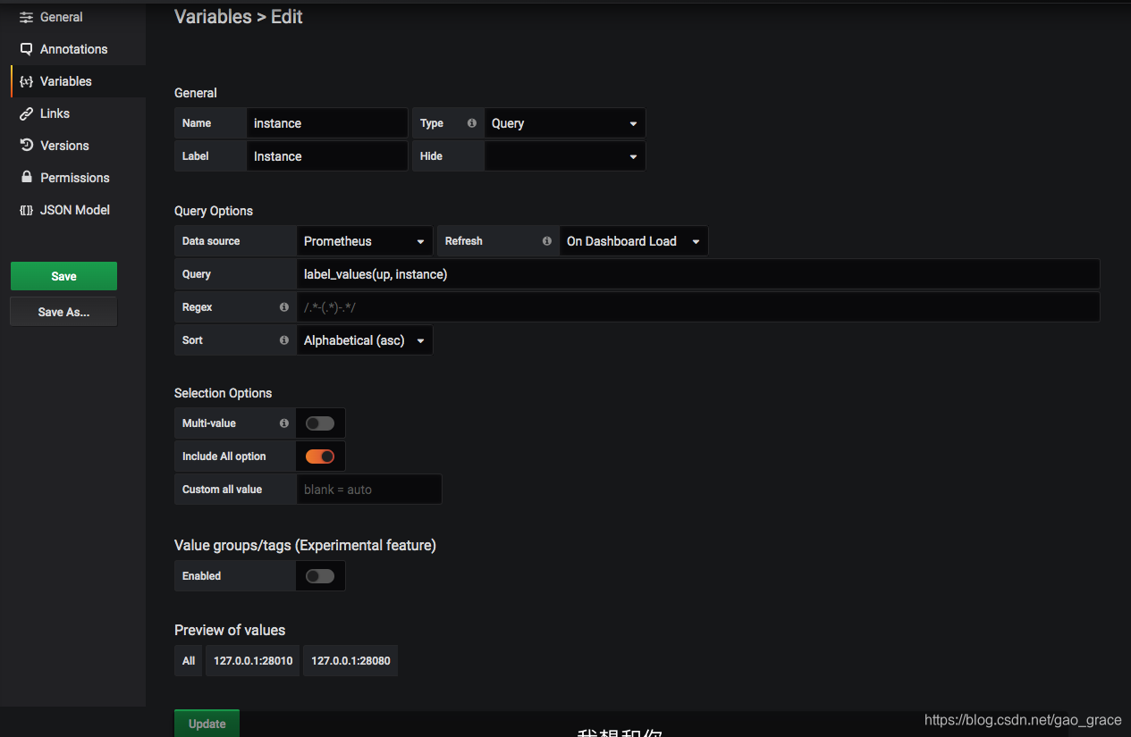 使用grafana展示prometheus数据 Grafana Prometheus Alertmanager Datasource Csdn博客