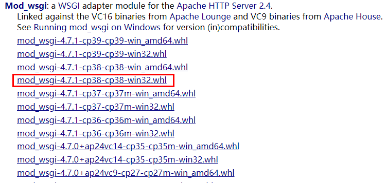 2020年最新apache2.4 + flask + python3.8 + windows10的部署_apache 必须和python版本对应吗-CSDN博客