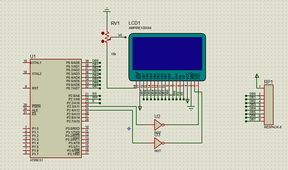 LCD12864液晶显示_proteus中lcd12864叫什么-CSDN博客
