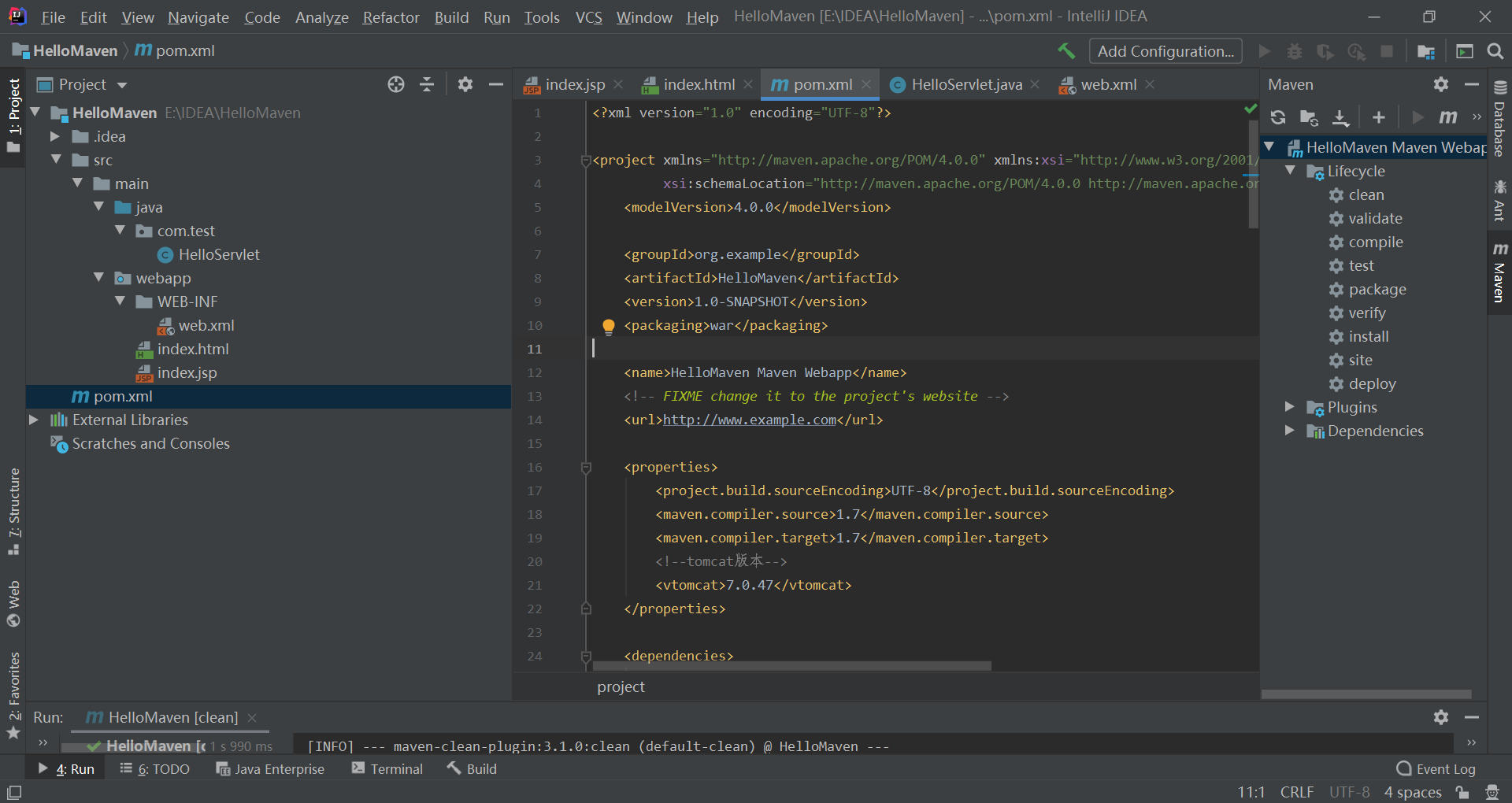 idea创建基于maven的javaweb项目入门_java web 项目 maven-CSDN博客