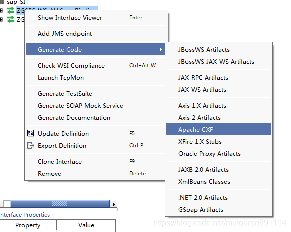 利用wsdl2java工具和soapui工具生成webservice的客户端代码 Springboot实现登陆验证调用soapui 客户端代码使用 Csdn博客 5615