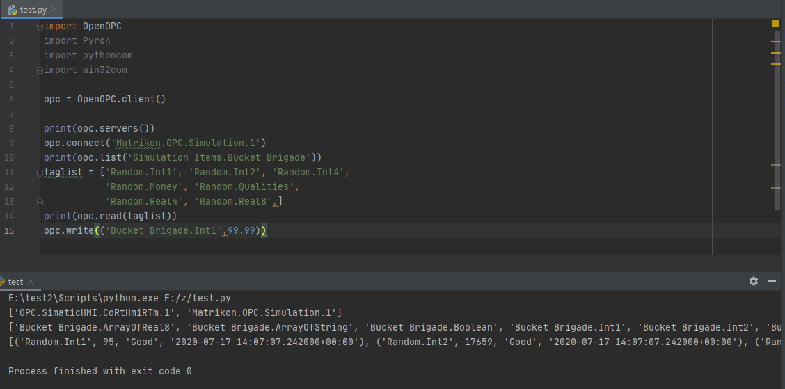 PYTHON3 + OPENOPC读取OPC服务器方法_龙不是传说的博客-CSDN博客