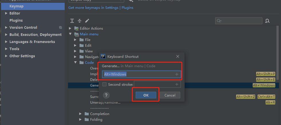 idea生成get/set方法快捷键ALT+insert无效，修改快捷键_idea没有insert键-CSDN博客