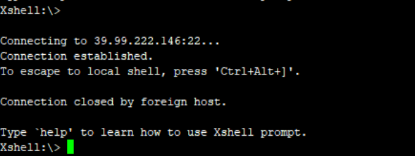 阿里云服务器shell：Connection closed by foreign host，finalshell：java.net.SocketException: Connection ...