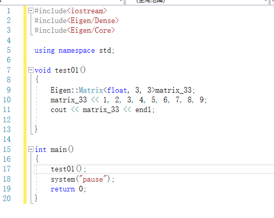 VS2017 Eigen库环境配置 添加Eigen库_visual studio 2017 如何配置eigen-CSDN博客