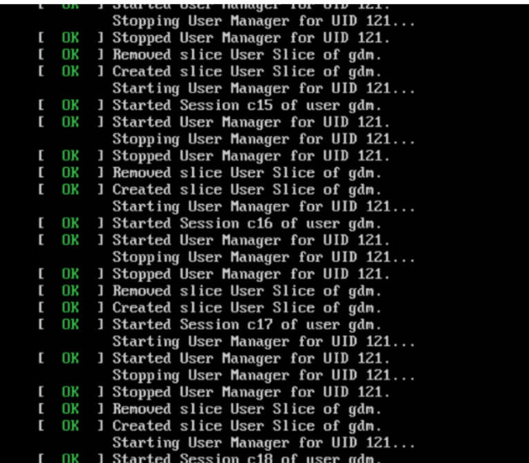 虚拟机由于硬盘存储空间过满导致启动异常+虚拟机扩容_stared session c14 of user gdm-CSDN博客