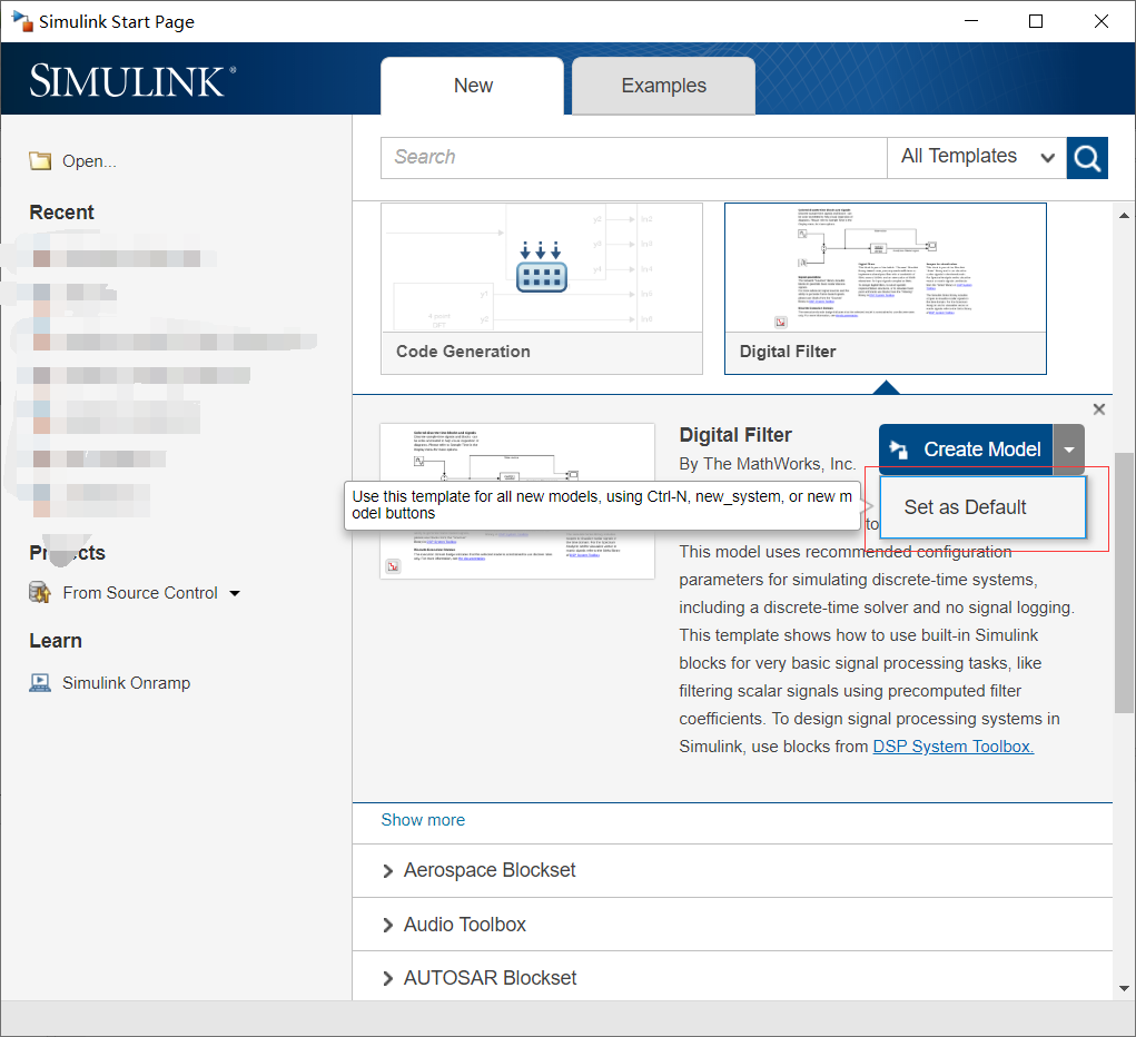 Simulink 环境基础知识（七）--创建和打开模型_simulink中怎么调出模型库-CSDN博客
