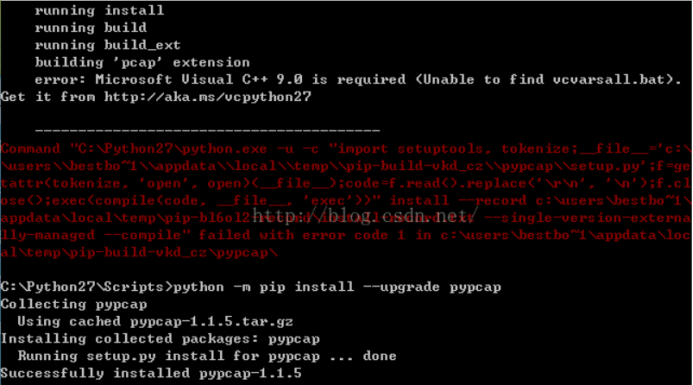 pycharm中pcapy库安装失败的问题_pycharmpcapy包-CSDN博客