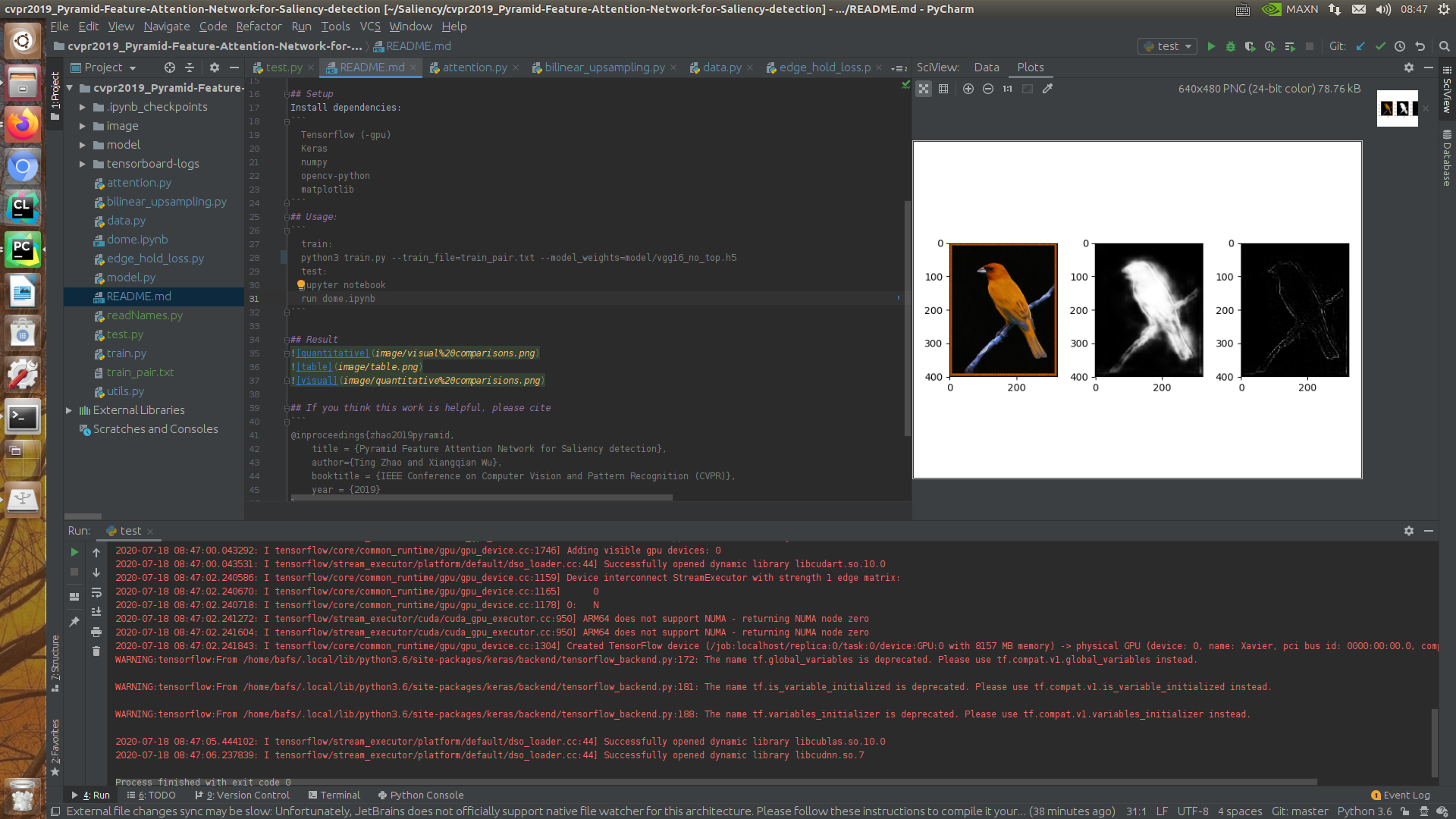 复现笔记1：Pyramid Feature Attention Network for Saliency detection_pytorch implementation for ...