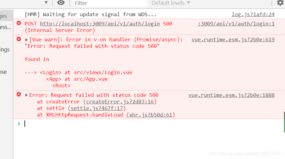 在注册登陆功能时,报错状态码500 最终决战login Failed 500 Csdn博客