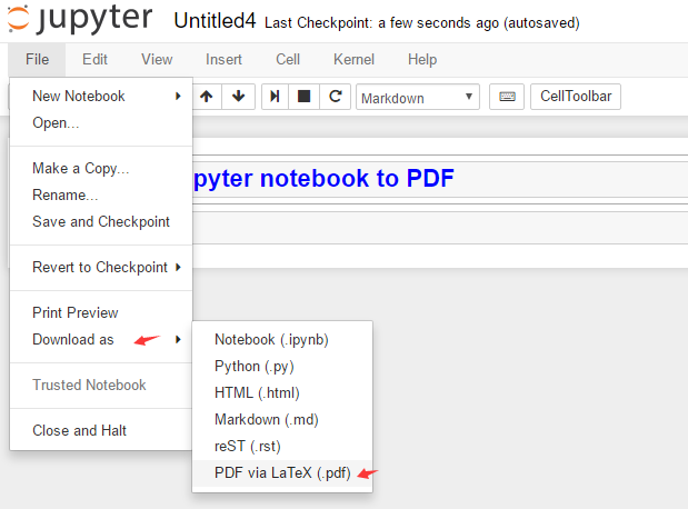 解决jupyter notbook无法打印为PDF的问题_jupyter notebook不能打印-CSDN博客