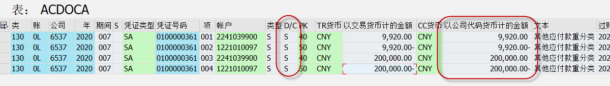 有反记账标记的FI会计凭证分录数据存储(BSEG、ACDOCA)在ECC和S4中的变化_s4 bseg 表变化-CSDN博客