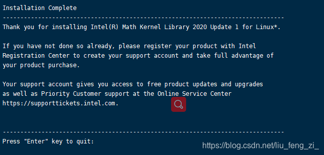 Linux下安装intel数学库math Kernel Librarymkl Csdn博客