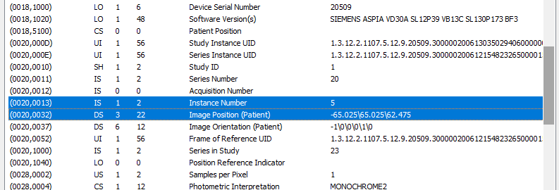 dicom图像重采样后新增tag信息重建三维图像_dicom 0020 0013-CSDN博客