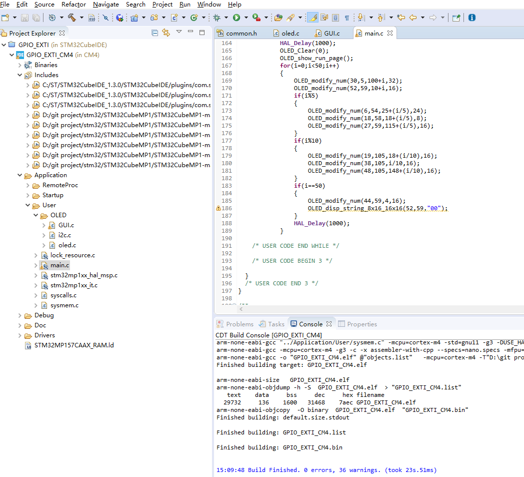 STM32MP1系列 M4点亮OLED_stm32mp157a-dk1-CSDN博客