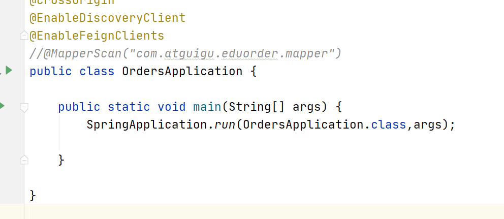 Unsatisfied dependency expressed through field ‘orderService‘； 启动类mapperscan_unsatisfied ...