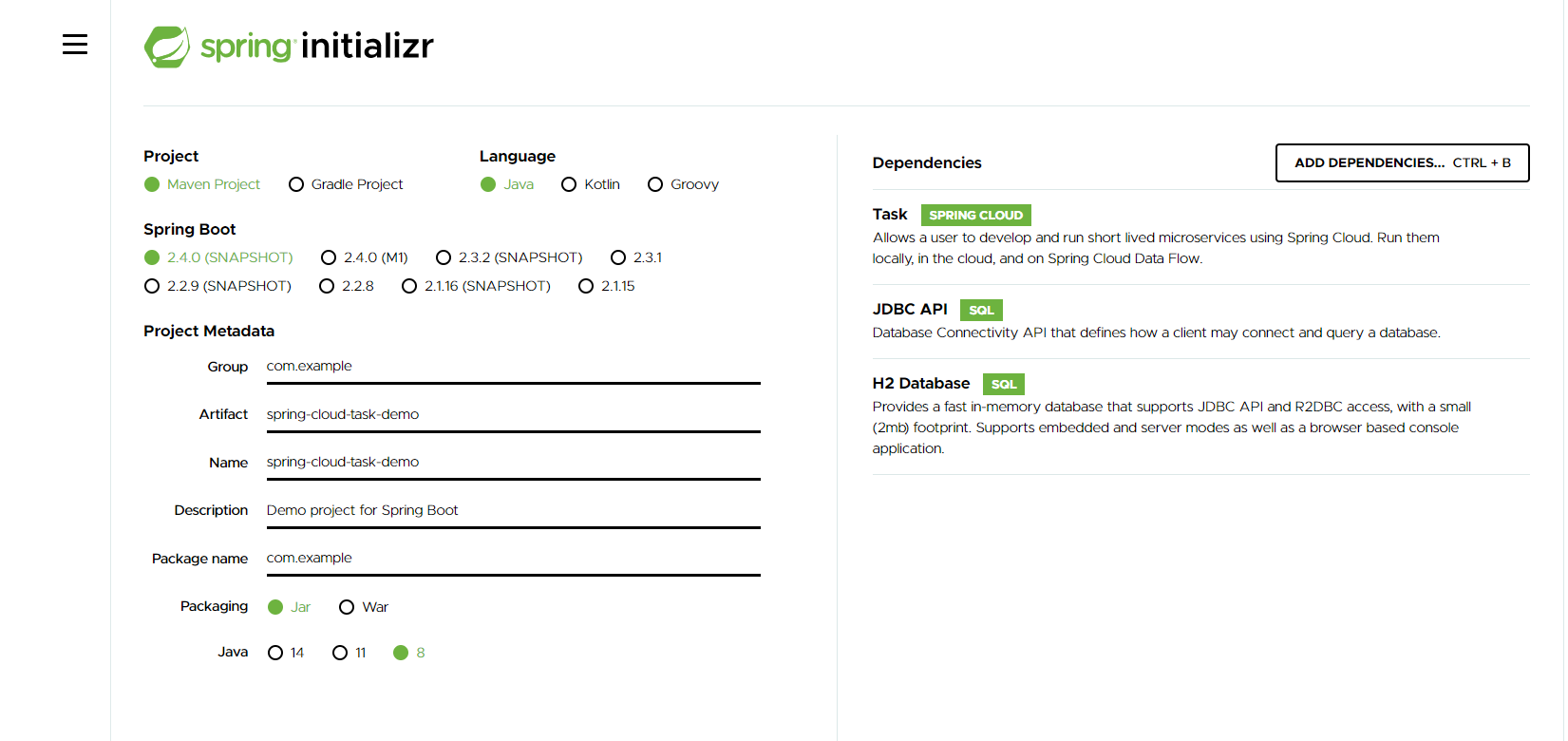 Spring Cloud Task 快速入门-CSDN博客