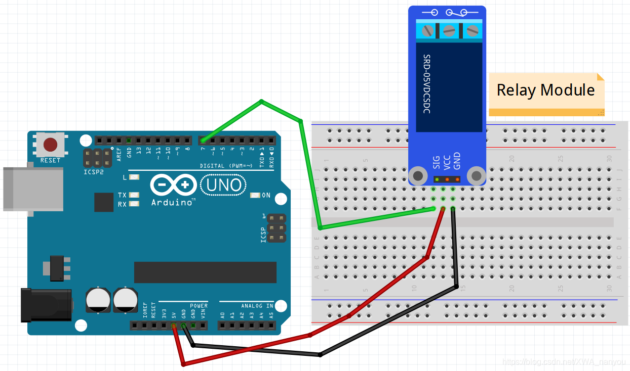Arduino小白的学习记录:继电器实验arduino继电器控制实验 Csdn博客