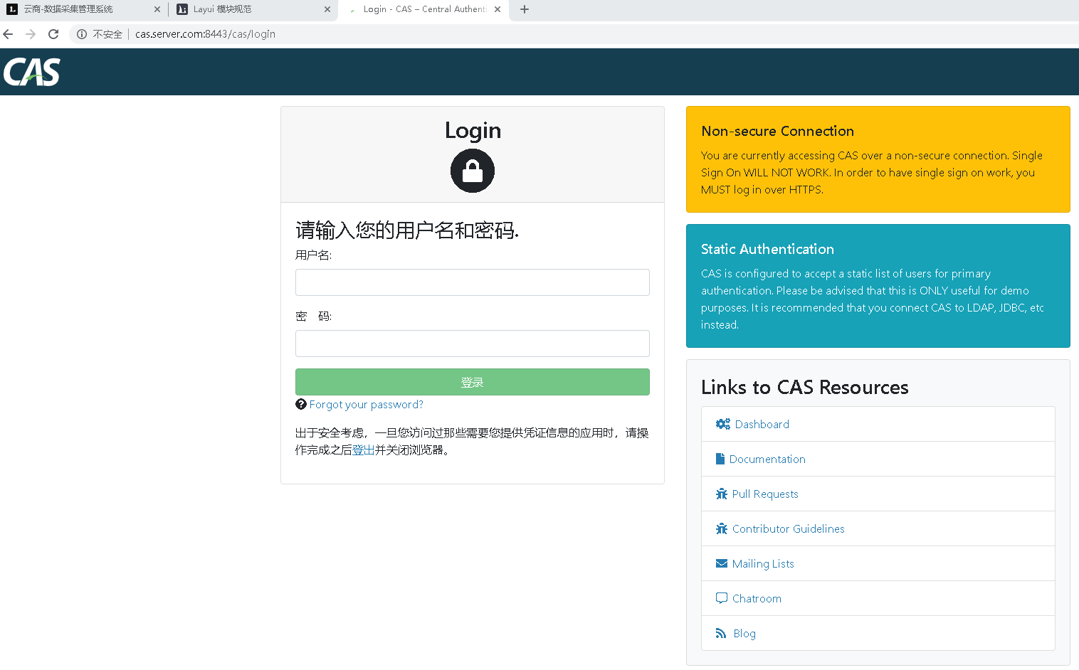 搭建Cas单点登录中央认证服务(一)：CAS Server_cas登录认证图标-CSDN博客