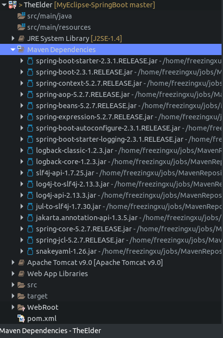 老树开新花：在MyEclipse环境中配置和使用SpringBoot——第一个SpringBoot工程_myeclipsespringboot项目如何运行-CSDN博客