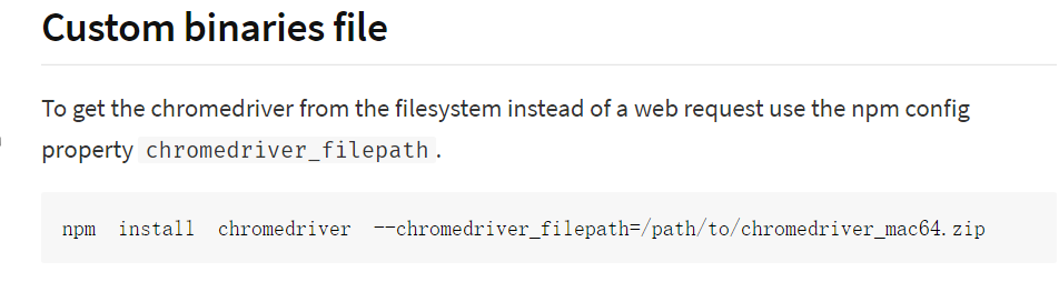 解决chromedriver@2.27.2install: `node install.js` 的问题_npm err! chromedriver@2.27.2 install: `node ...