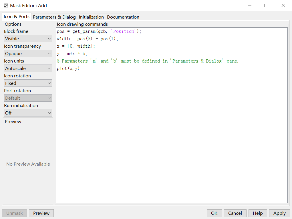 Simulink 环境基础知识（十三）--绘制封装图标_simulink添加封装图像-CSDN博客
