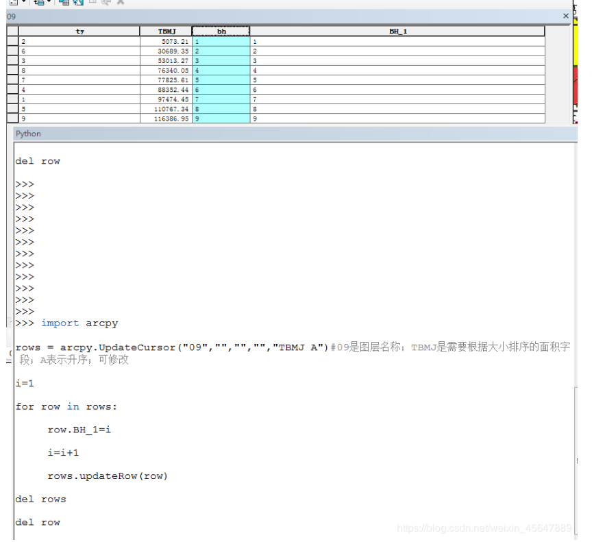 ArcGIS属性表排序_arcgis属性表倒序编号代码-CSDN博客