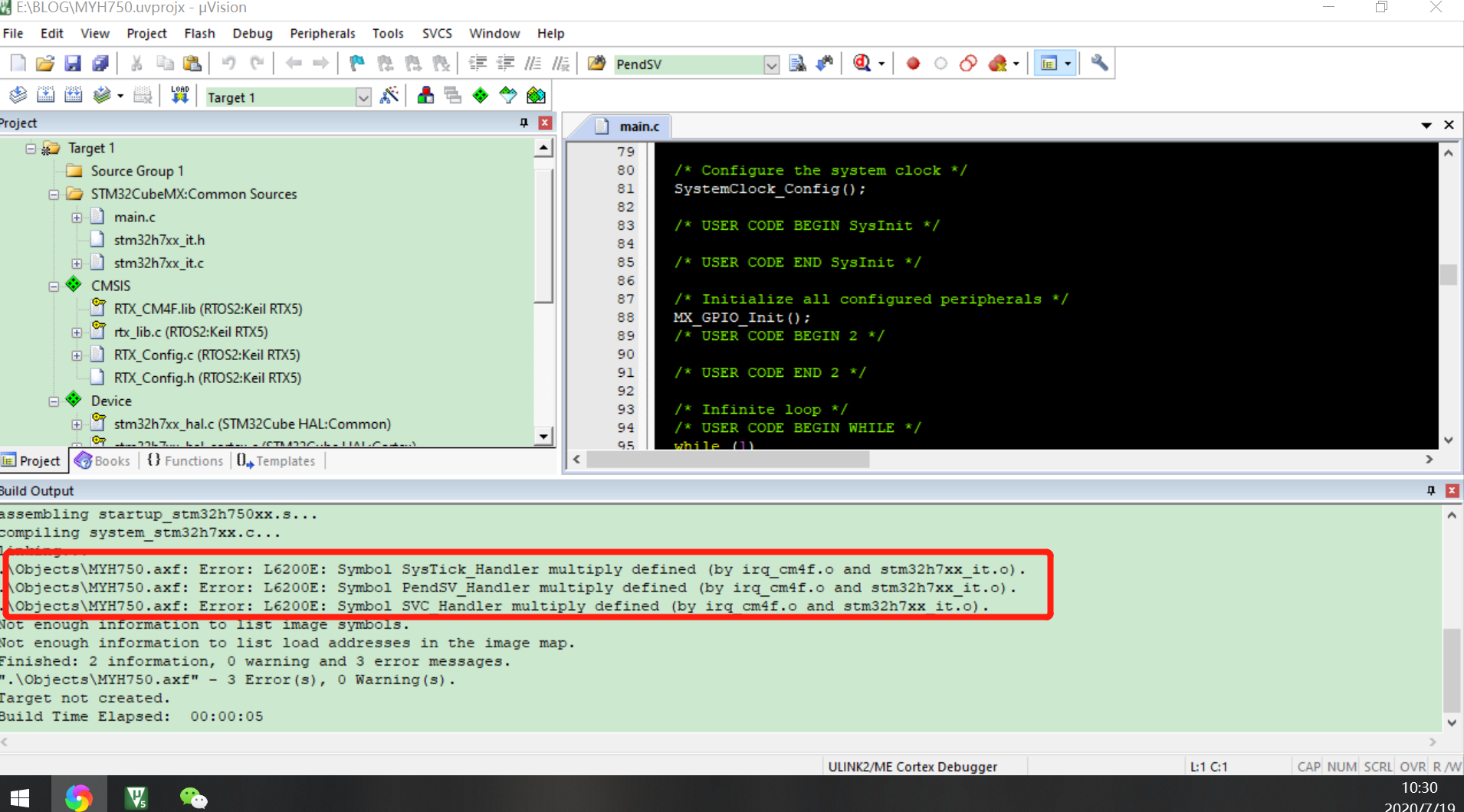 STM32H750 KEIL CMSIS RTOS2工程的的建立_keil5 在cmsis中导入 rtos2-CSDN博客