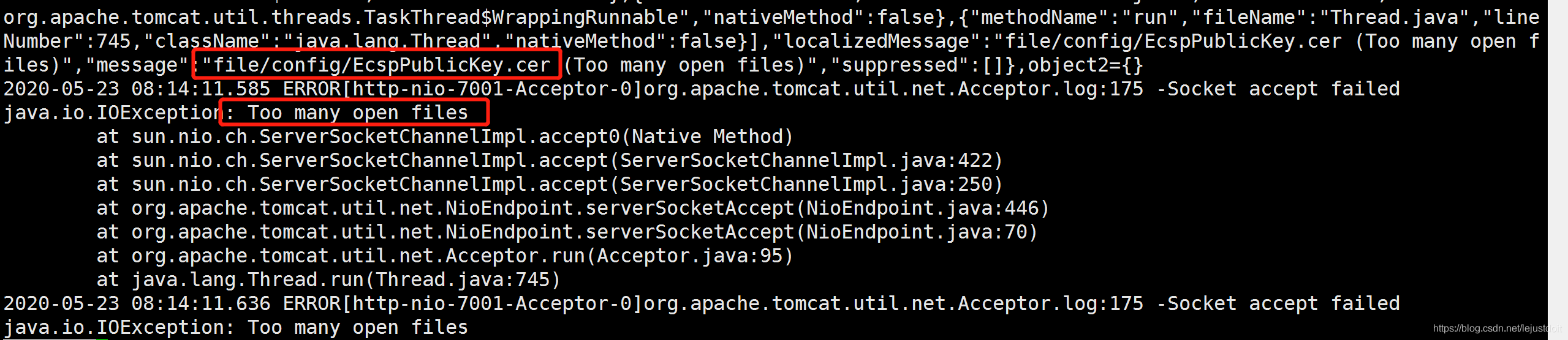 线上故障分析 Socket Accept Failed Ioexception Too Many Open Files 导致的系统宕机问题 Csdn博客 1339