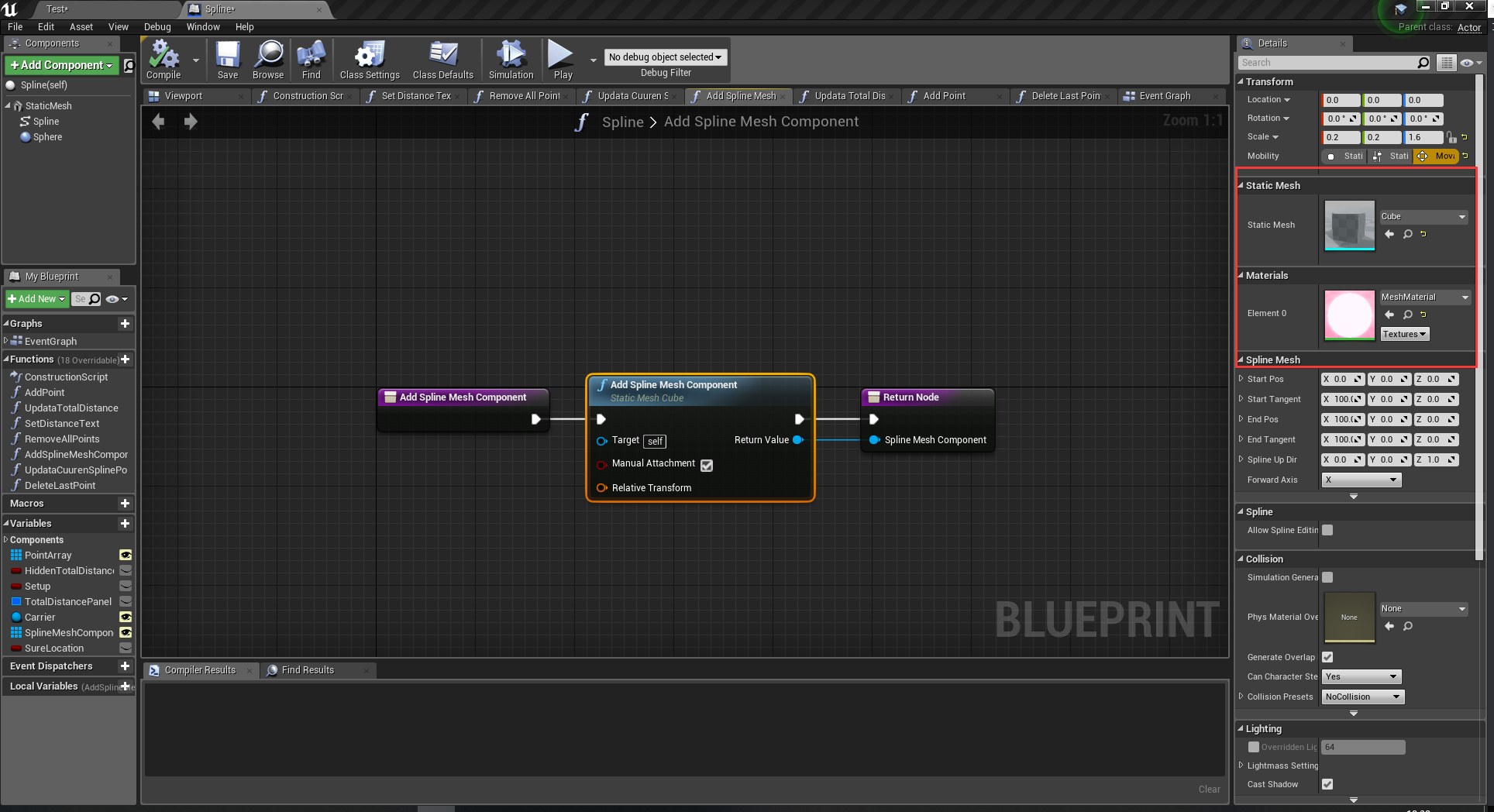 【UE4】基于Spline的测距功能_ue4实时测量-CSDN博客