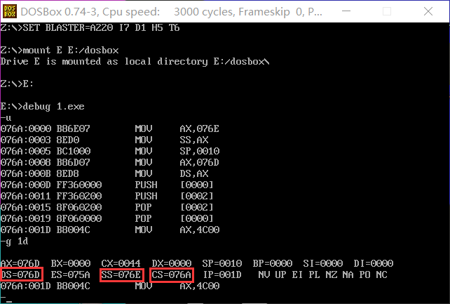 王爽 汇编语言 第六章 实验五_王爽 答案 实验五-CSDN博客