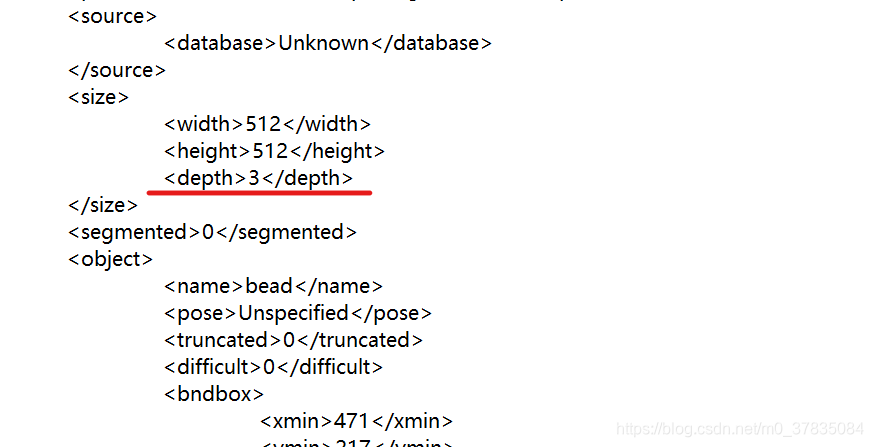 使用python批量修改xml文件中图像的depthxml文件中depth为1是什么意思 Csdn博客