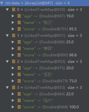 使用 gson，出现 LinkedTreeMap cannot be cast to xxx-CSDN博客
