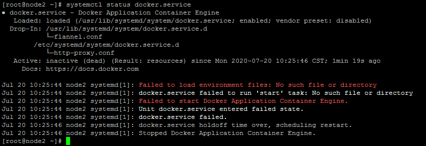 docker启动报错Job for docker.service failed because a configured resource limit was exceeded_job for ...