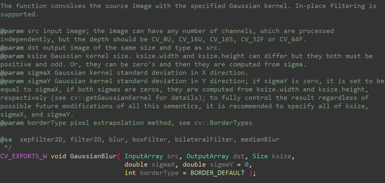 opencv中高斯模糊(滤波器)的源码解析(c++版) 上_opencv的gaussianblur在那个源文件-CSDN博客