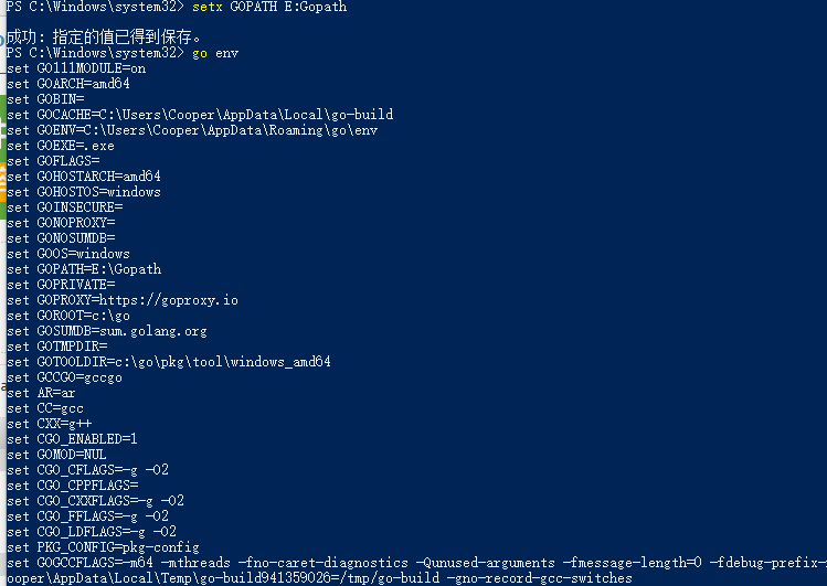 Windows 10设置GOPATH 后不生效解决办法 go1.14.2_cmd使用go env 没有反应-CSDN博客