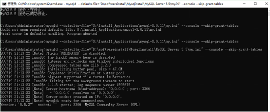 mysql输入正确密码无法登陆，出现ERROR 1045 (28000): Access denied for user ‘root‘@‘localhost‘ (using password ...