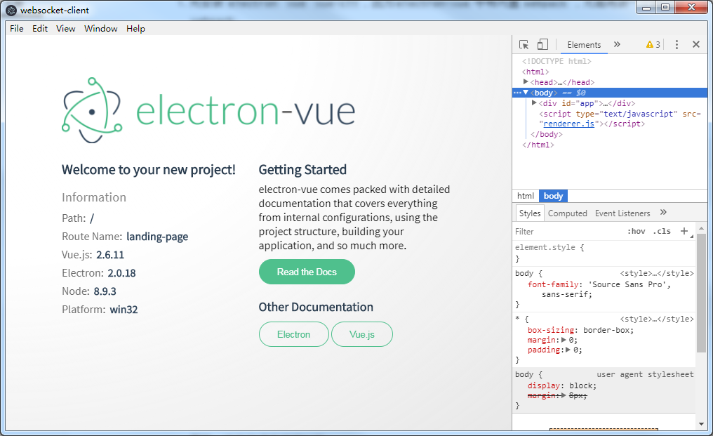 基于Vue的Electron项目搭建_vue+electron 架构设计方案-CSDN博客