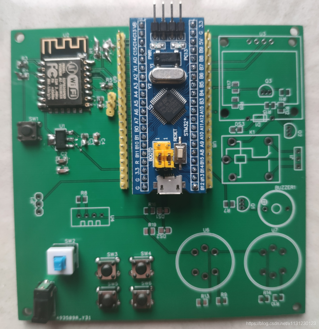 Stm32f103c8t6 单片机 Esp8266 12f接入机智云stc8h连接esp12f Csdn博客