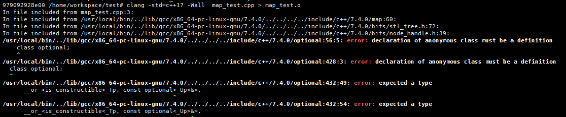 c++编译error: declaration of anonymous class must be a definition_OS_Net ...