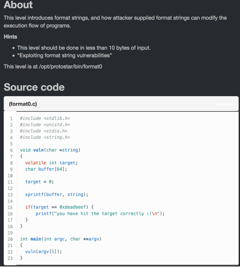 Exploit-Exercise之Protostar-format_exploit exercise-CSDN博客