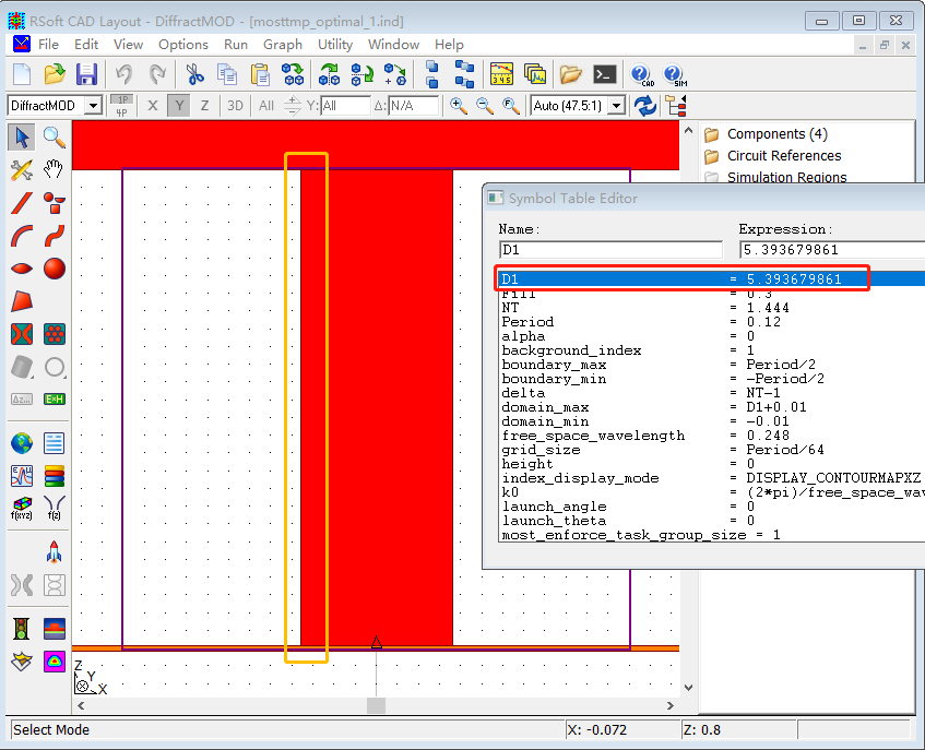 如何对光栅进行多波长优化_rsoft优化-CSDN博客