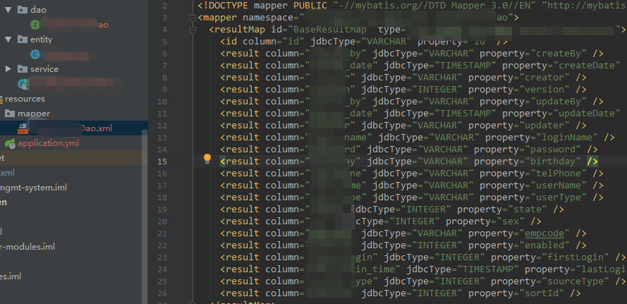 Idea连接MySql数据库并生成Entity,Dao,Mapper.xml_idea连接数据库一键生成xml并且携带对应方法-CSDN博客