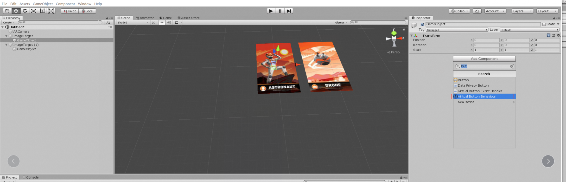 Vuforia VirtualButtons 虚拟按键_unity虚拟按钮在哪设置-CSDN博客